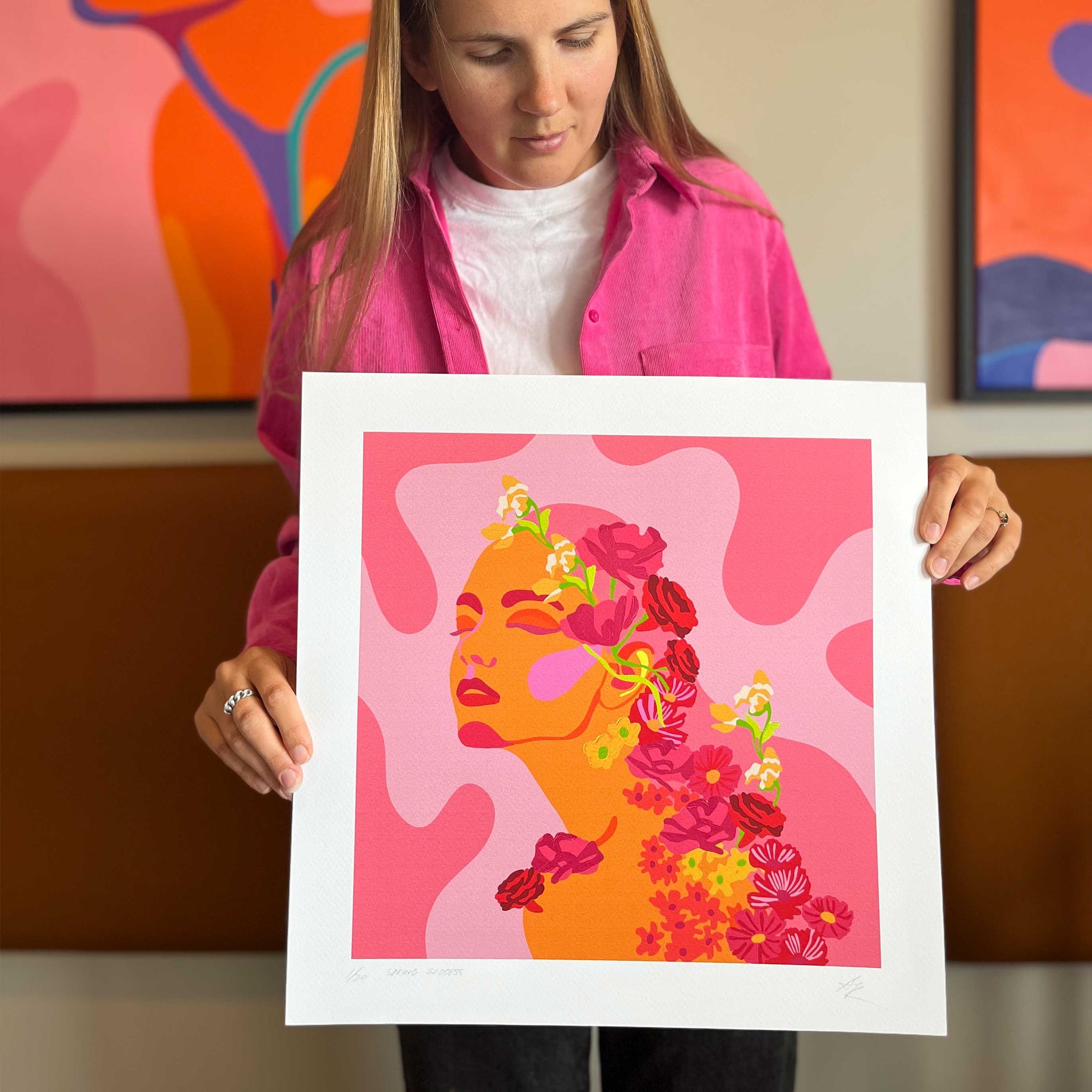 Spring Goddess Limited Edition print – Agate Rubene